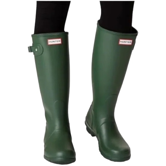Hunter | Shoes | Hunter Original Tall Boots Matte Green Size 6 | Poshmark